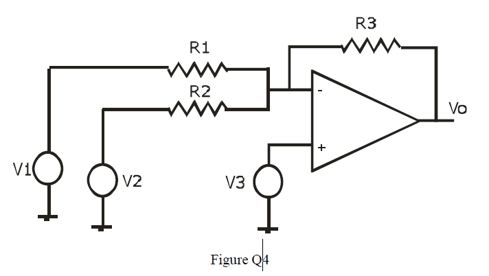Solved Q4(A) Figure Q4 shows a combination amplifier | Chegg.com