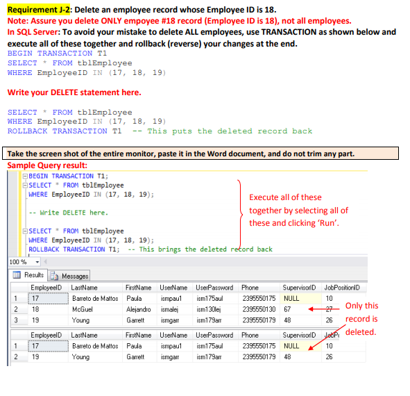 Solved Microsoft SQL Server help needed desperately, need | Chegg.com