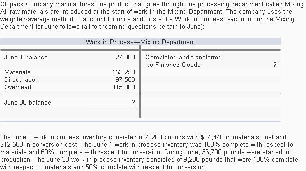 [SOLVED] 1. Compute the equivalent units of production for materials and for | SolutionInn