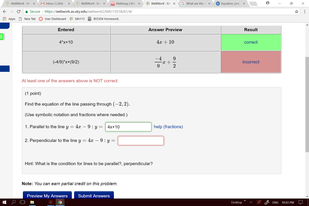 Solved ·WeBWorK : M/X M Inbox { 1,264) x \ do weBworK : M × | Chegg.com Solved ·WeBWorK : M/X M Inbox { 1,264) x \ do weBworK : M × | Chegg.com