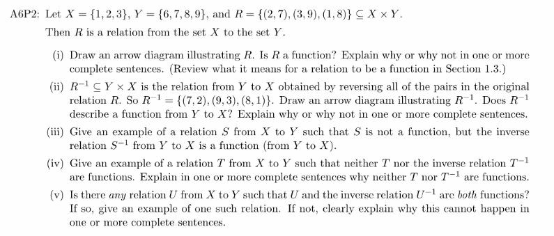 Solved Let X = {1, 2, 3), Y = {6, 7, 8,9), and R = {(27), | Chegg.com