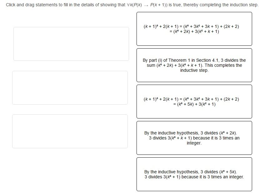 Solved Consider the statement that 3 divides n3 2n whenever | Chegg.com