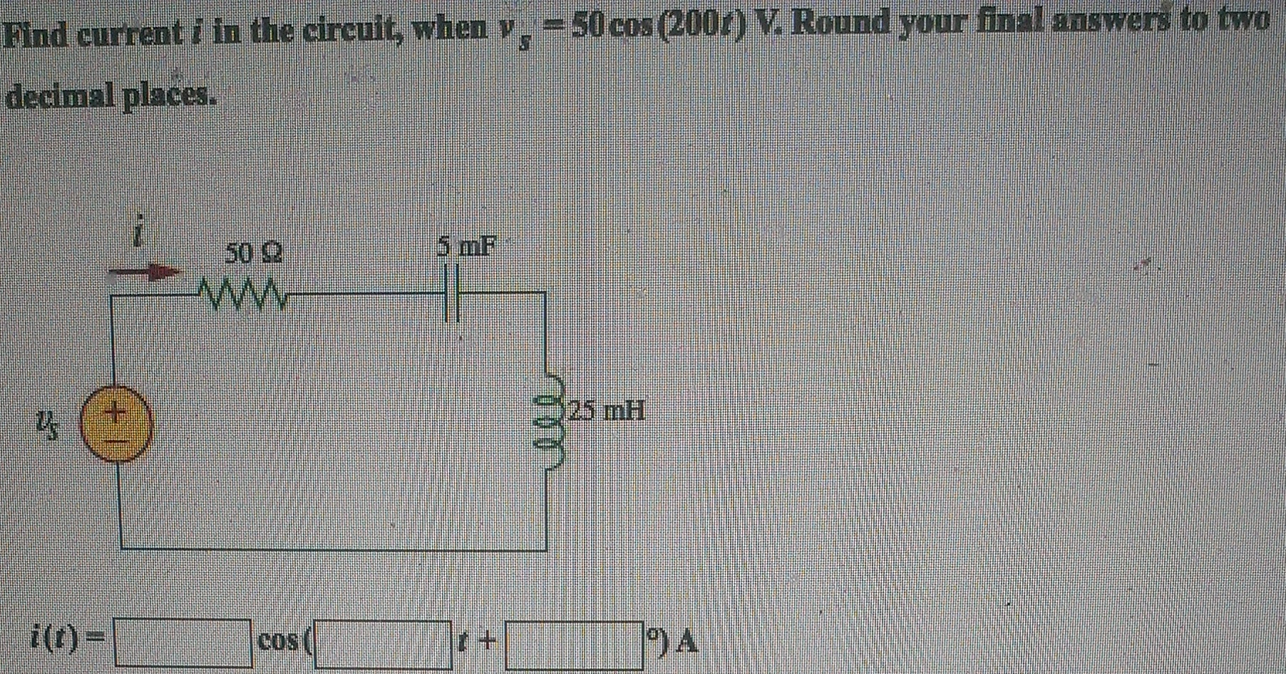 Solved Find I0 in the circuit shown below, round final | Chegg.com