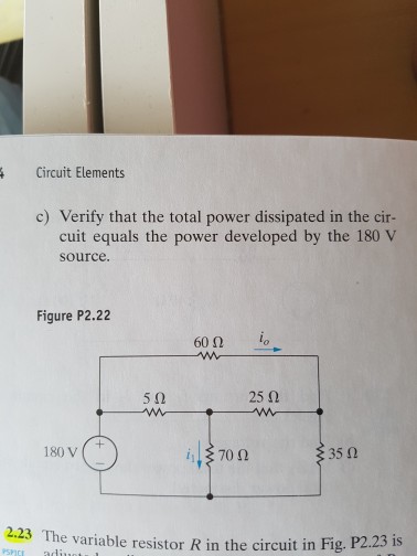 Solved (2.22 The current io in the circuit in Fig. P2.22 is | Chegg.com