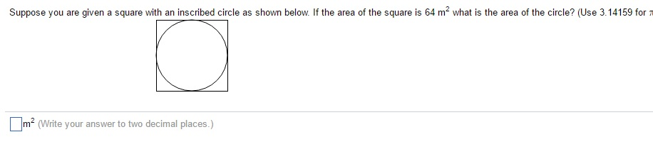 Solved Suppose you are given a square with an inscribed | Chegg.com