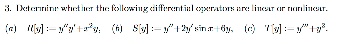 Solved Determine whether the following differential | Chegg.com