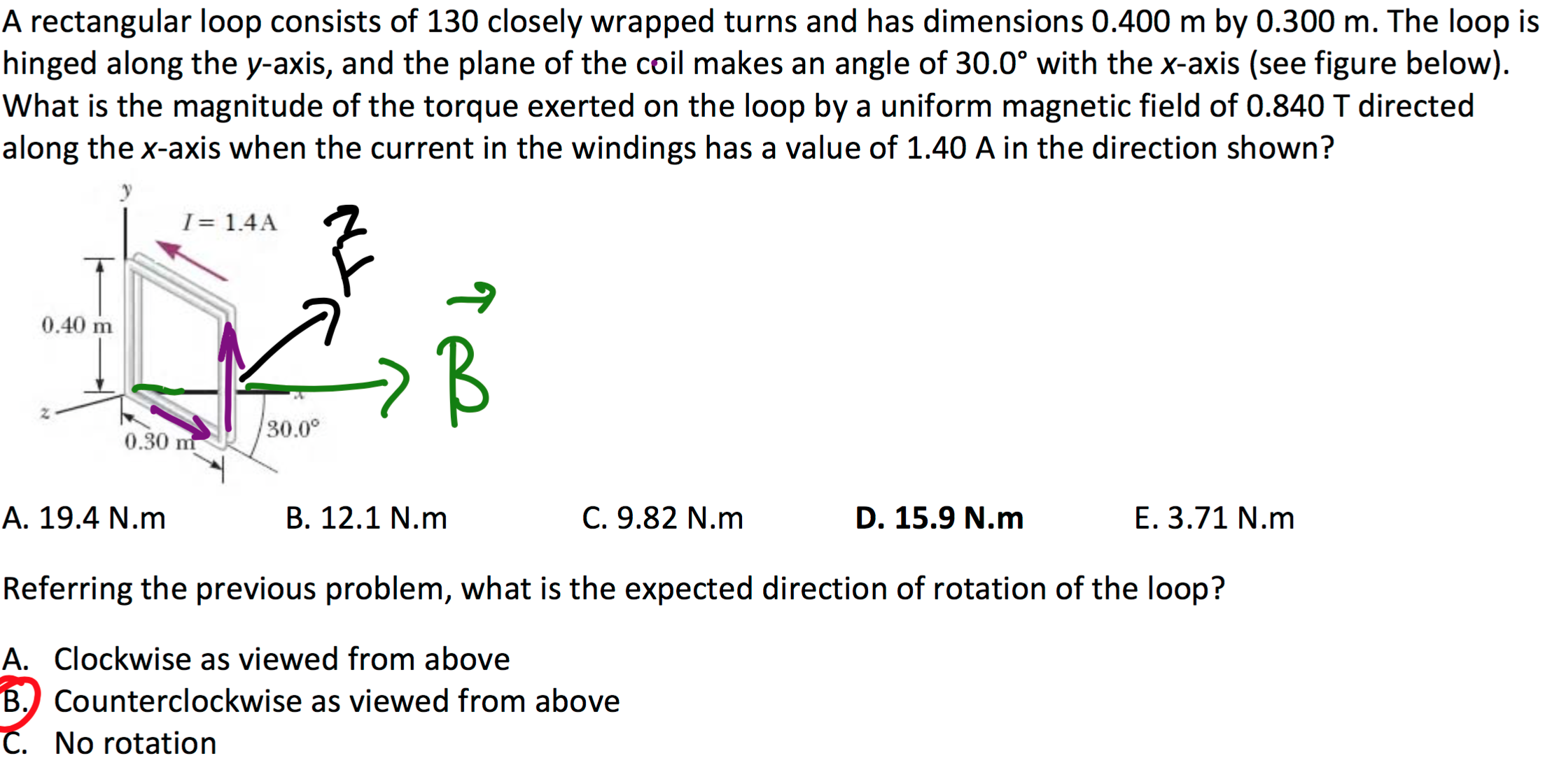 Solved Answers in bold, please show the work needed to get | Chegg.com