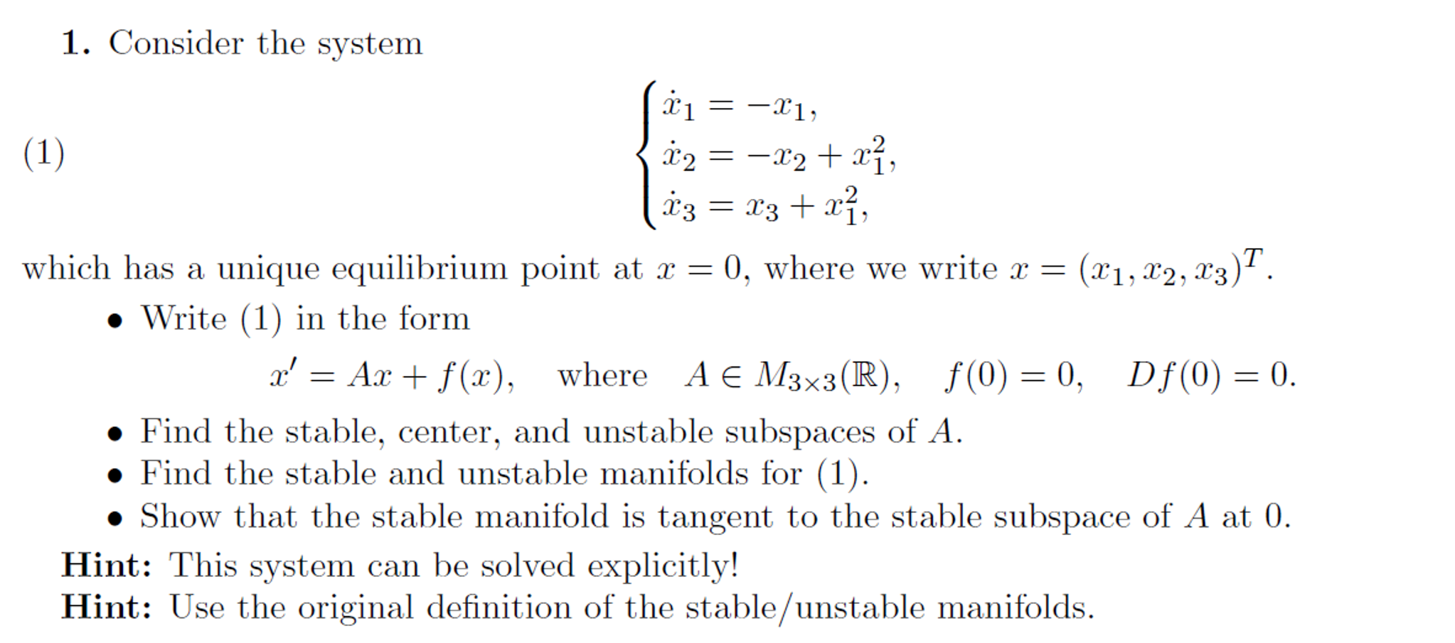 3.1 Advanced Ordinary Differential Equations. Please | Chegg.com