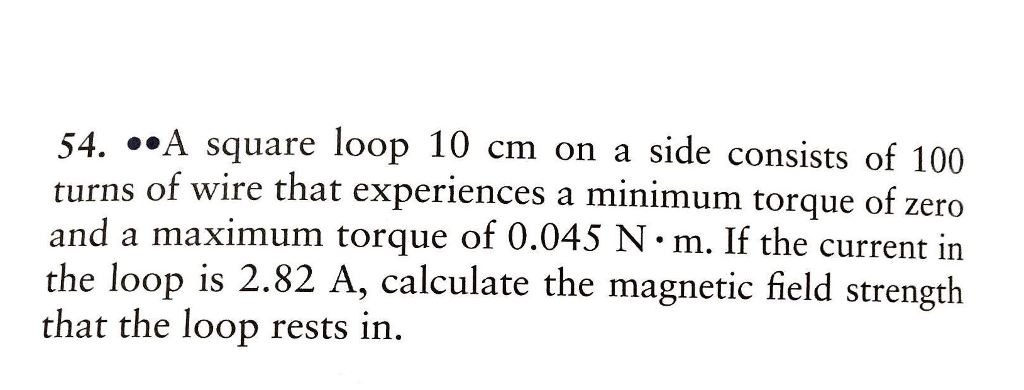 Solved A square loop 10 cm on a side consists of 100 turns | Chegg.com