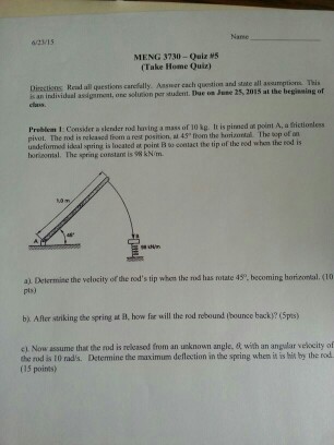 Solved solve the dynamic problem 01 | Chegg.com