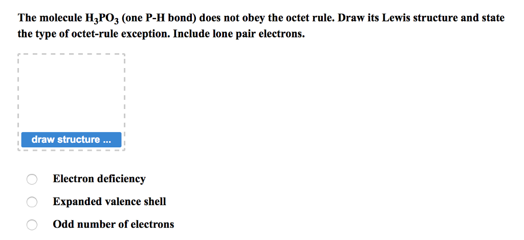 How To Draw The Lewis Dot Structure For H3po3 Phosphorous