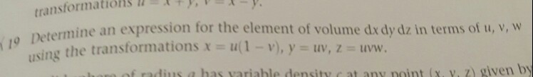 Solved 17 - ? ?? , transformations nine an expression for | Chegg.com