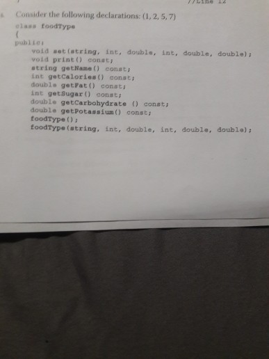 Solved Consider the following declarations: (1, 2, 5,7) | Chegg.com