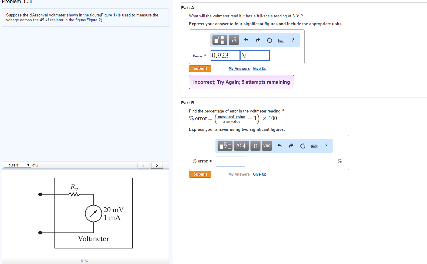 Solved Suppose the d'Arsonval voltmeter shown in the | Chegg.com
