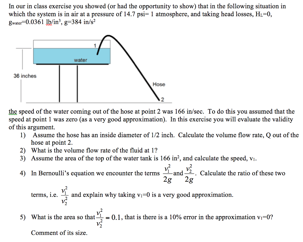 Solved In our in class exercise you showed (or had the | Chegg.com