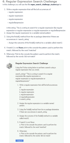 Solved 6. Regular Expression Search Challenge n this | Chegg.com