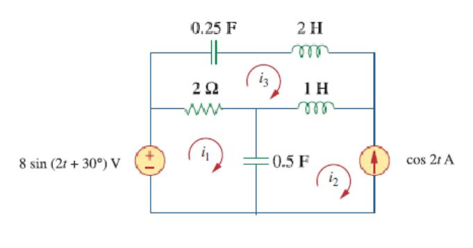 Solved Determine the phasors I1, I2 & I3. Express your | Chegg.com