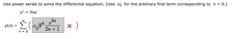 Solved Use power series to solve the differential equation. | Chegg.com