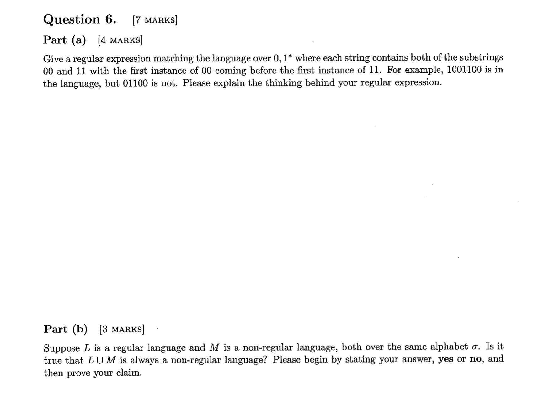 Solved Give A Regular Expression Matching The Language Over