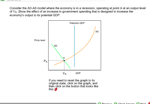 Solved Consider the AD-AS model where the economy is in a | Chegg.com Solved Consider the AD-AS model where the economy is in a | Chegg.com