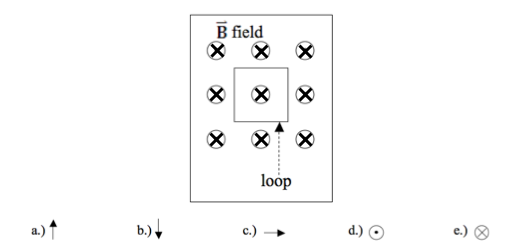 Solved Consider the diagram shown. A square loop is | Chegg.com