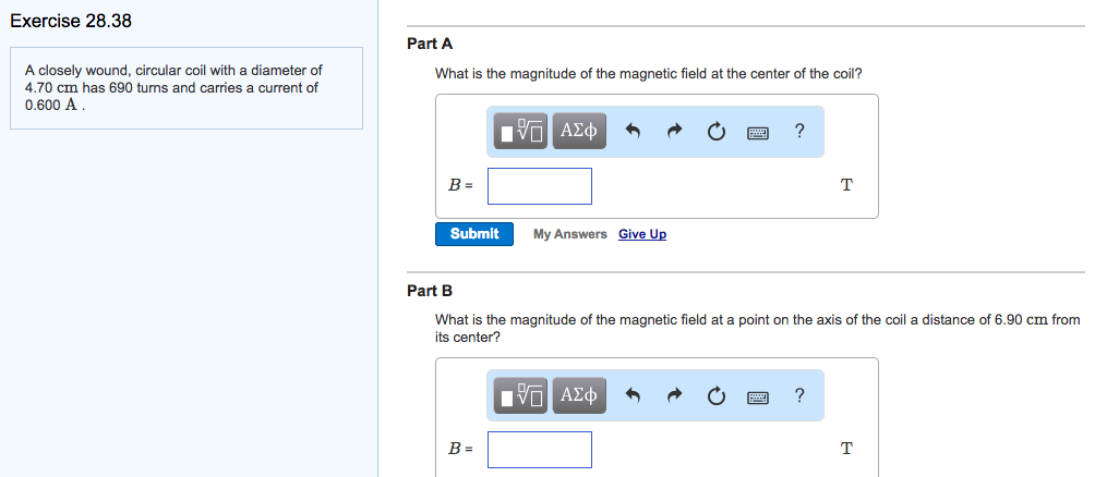 Solved Exercise 28.38 Part A A closely wound, circular coil | Chegg.com