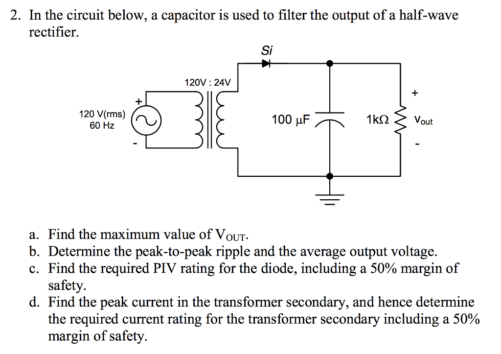 Solved 2. In the circuit below, a capacitor is used to | Chegg.com