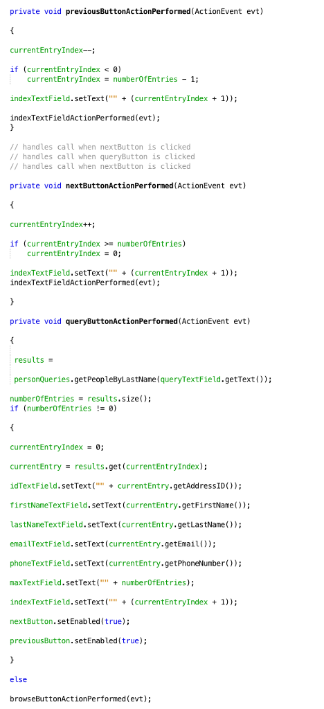 Solved Can Someone help me I'm getting a Nullpointer | Chegg.com