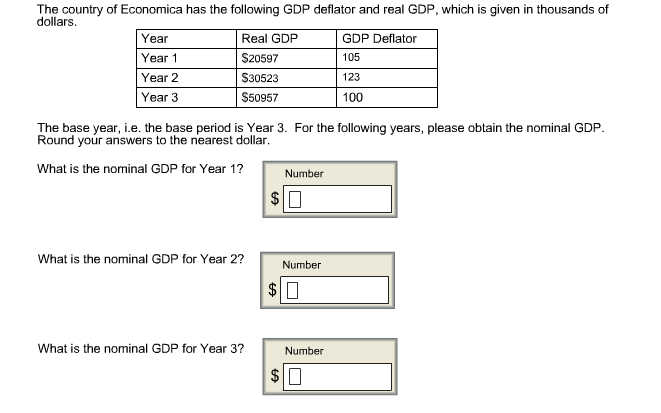 Solved The base year, i.e. the base period is Year 3. For | Chegg.com
