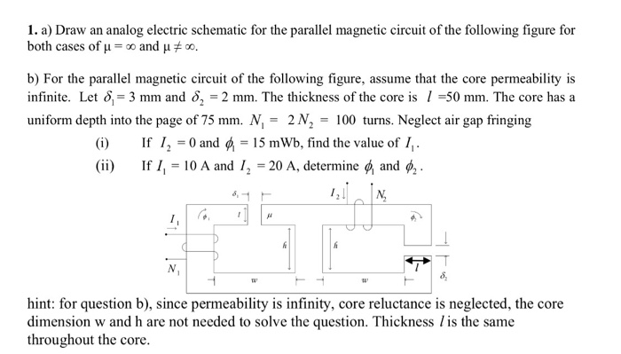 Solved Draw an analog electric schematic for the parallel | Chegg.com
