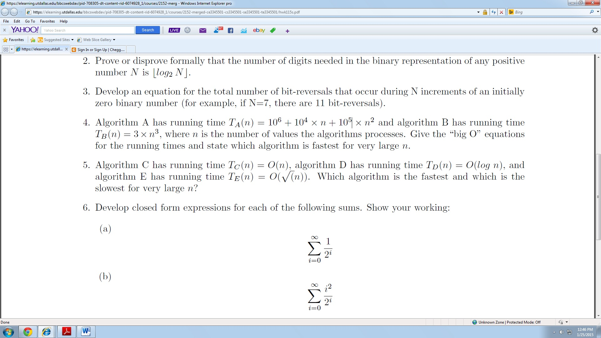 Solved e | Chegg.com
