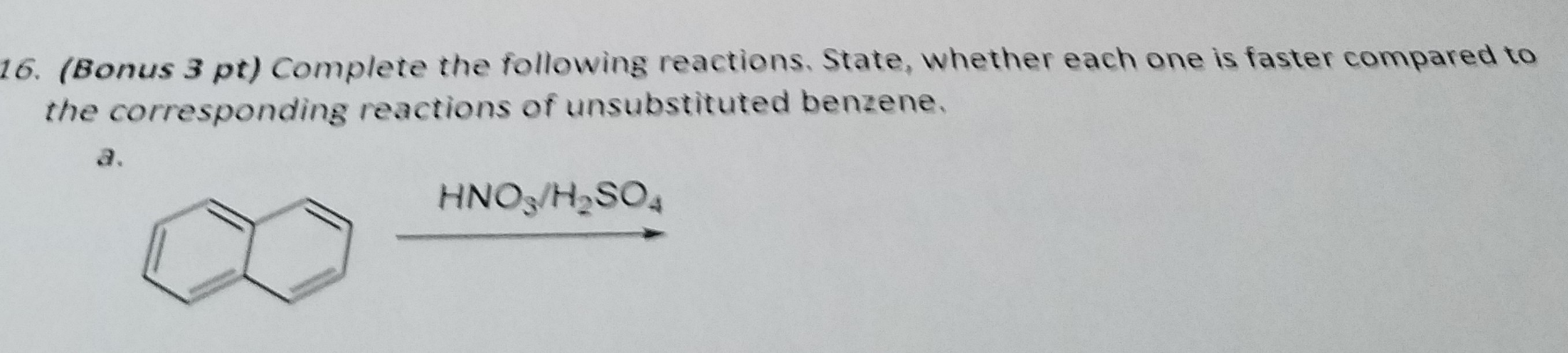 Solved Complete the following reactions. State, whether each | Chegg.com