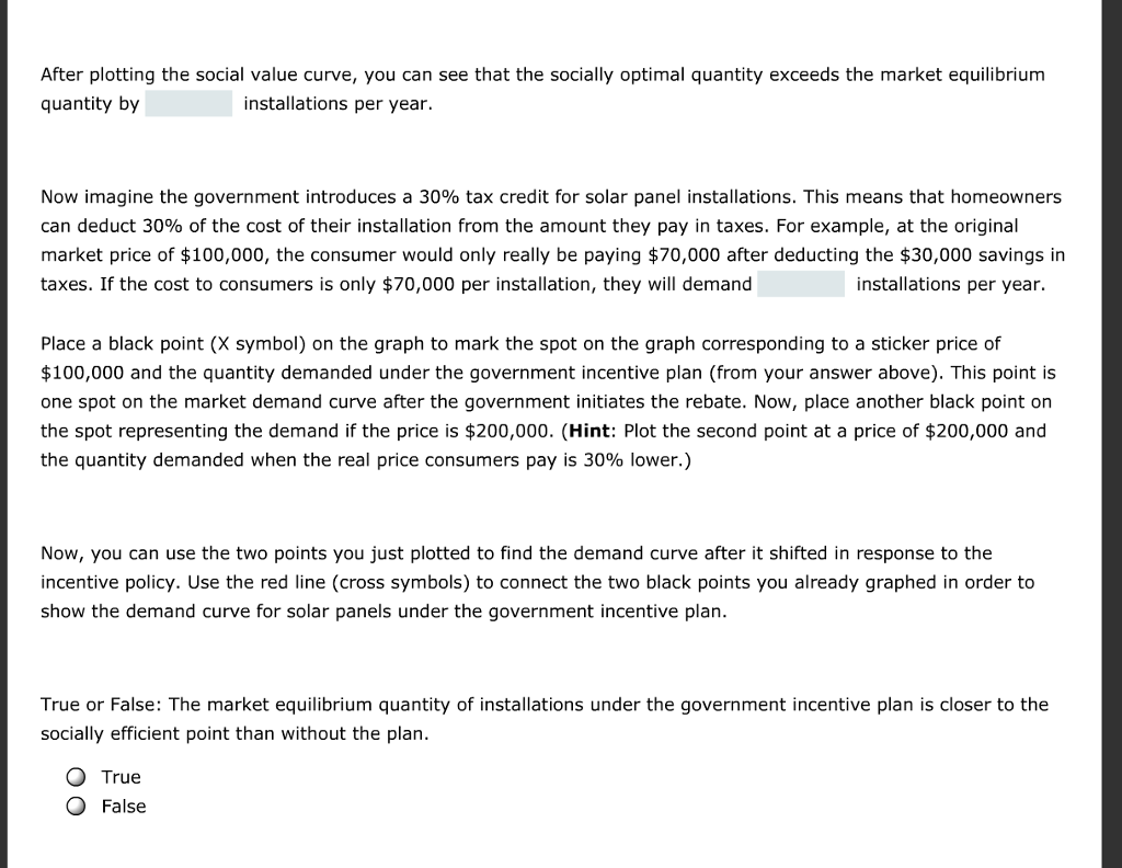 Solved After plotting the social value curve, you can see | Chegg.com