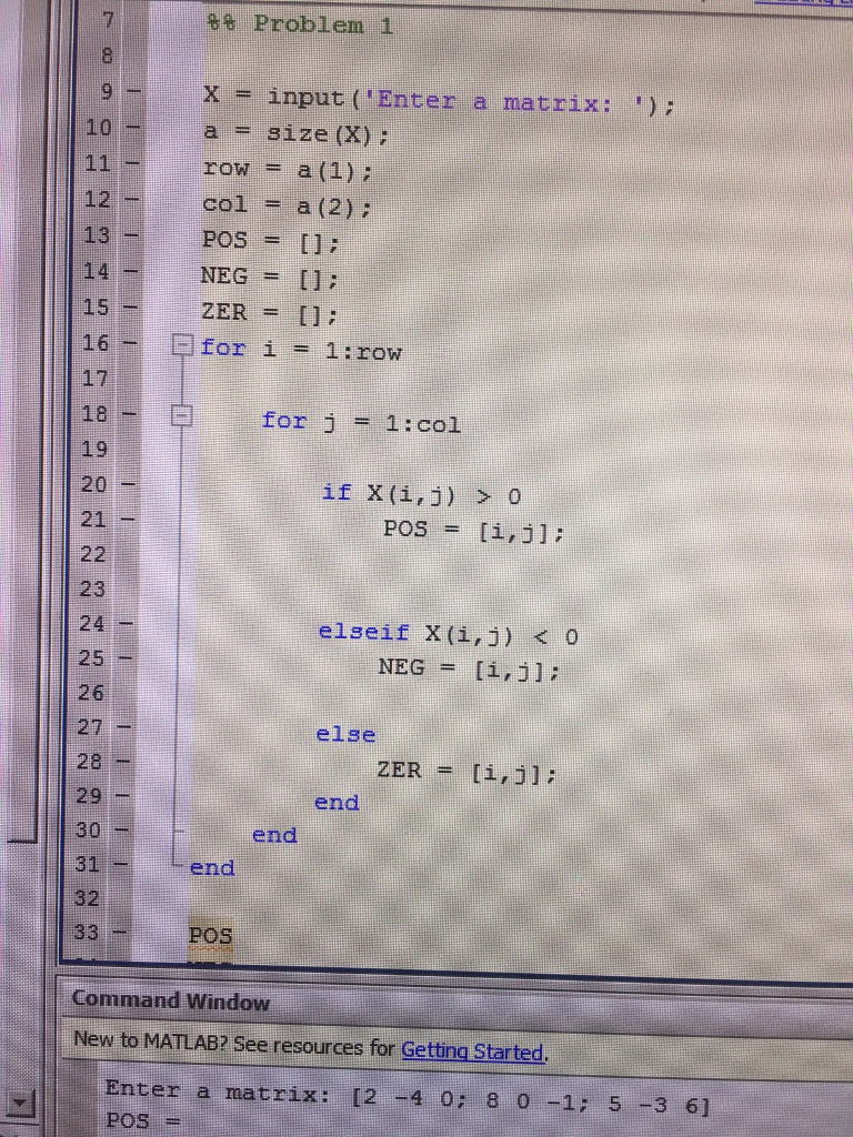 Solved matlab question: help please!! 1st image is what has | Chegg.com