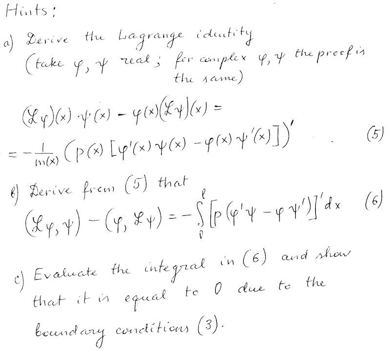 Solved Let H be the Hilbert space of functions defined on | Chegg.com