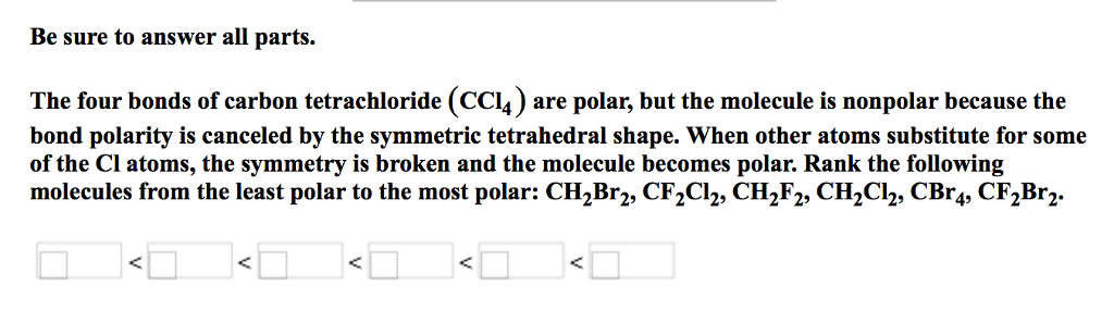 Cf2cl2 Polar Or Nonpolar
