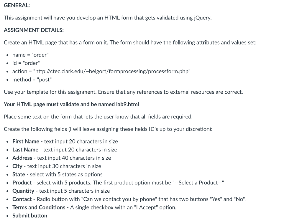 Solved GENERAL: This assignment will have you develop an | Chegg.com