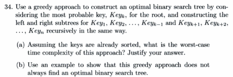 Solved 34. Use a greedy approach to construct an optimal | Chegg.com