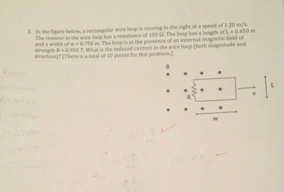 Solved 2 In the figure below, a rectangular wire loop is | Chegg.com