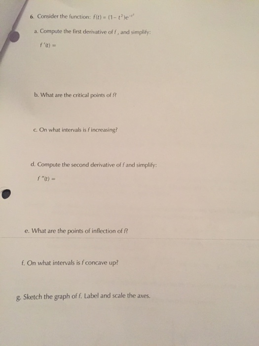 Solved Consider The Function F T 1 T 2 E T 2