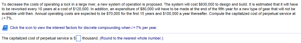 Solved To decrease the costs of operating a lock in a large | Chegg.com