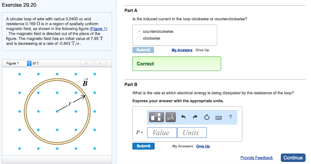 Solved A circular loop of wire with radius 0.0400 m and | Chegg.com