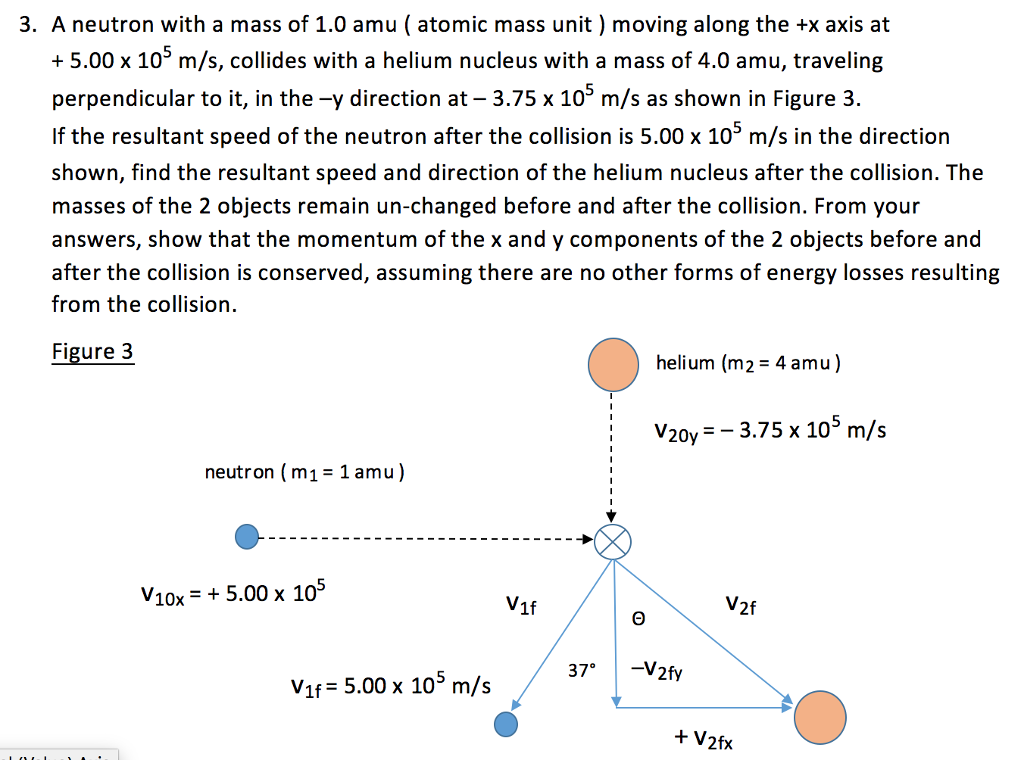 Solved 3 A Neutron With A Mass Of 1 0 Amu atomic Mass Chegg solved-3-a-neutron-with-a-mass-of-1-0-amu-atomic-mass-chegg