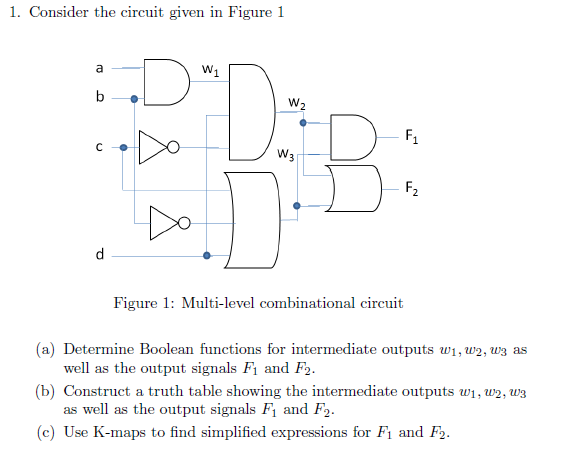 Consider The Circuit Given In Figure 1 Figure 1