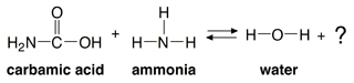 Solved Here is the reaction of carbamic acid and ammonia to | Chegg.com