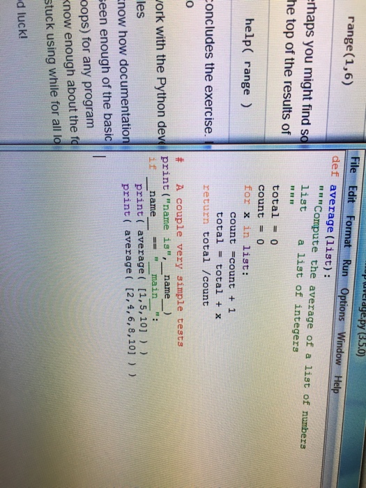 Solved Ptudeldge.py 3.5.0) File Edit Format Run Options | Chegg.com