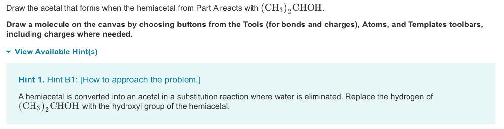 Solved Draw the structure of the hemiacetal that forms | Chegg.com