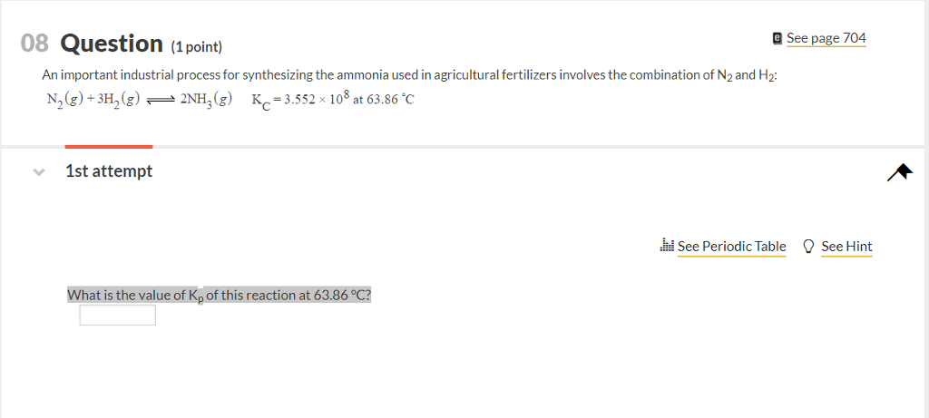Solved 08 Question (1 point) a See page 704 An important | Chegg.com