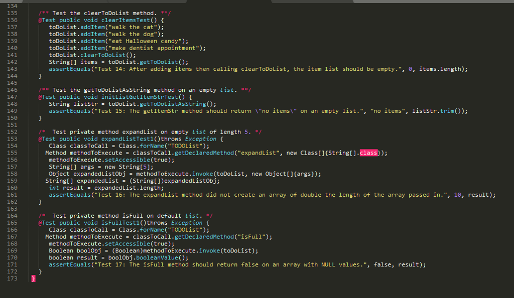 Solved 1 This class encapsulates a List of user-defined | Chegg.com