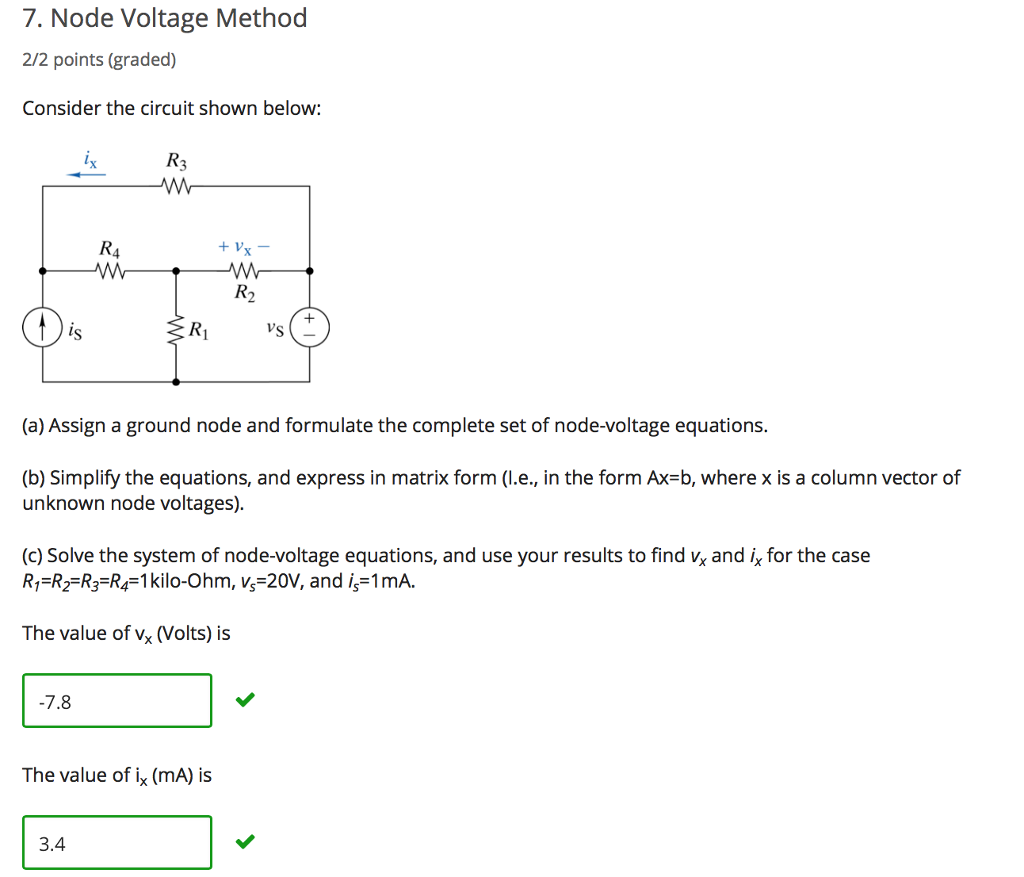 Solved Consider the circuit shown below: Assign a ground | Chegg.com